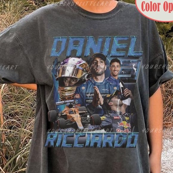 Gildan | Shirts | Daniel Ricciardo Vintage Racing Tshirt Bootleg Daniel ...